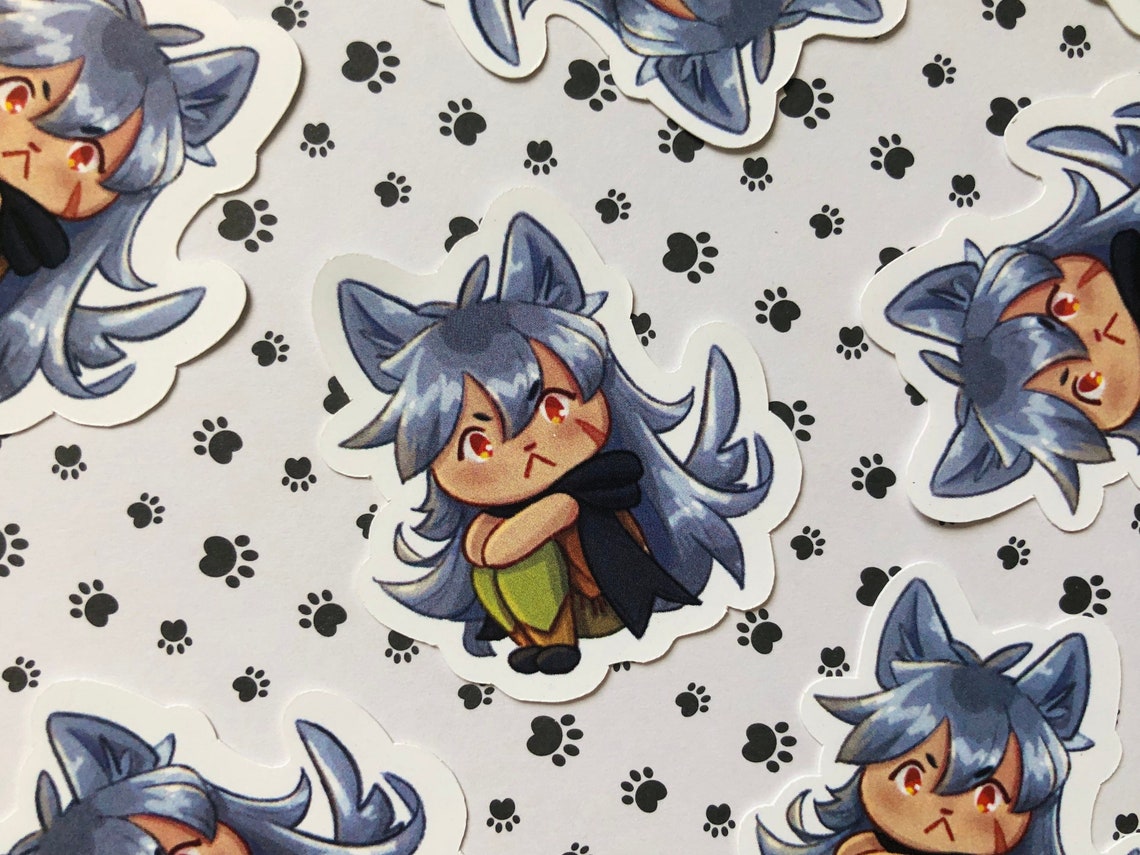 Genshin Impact Razor Mini Sticker Cute Razor Paper Sticker - Etsy