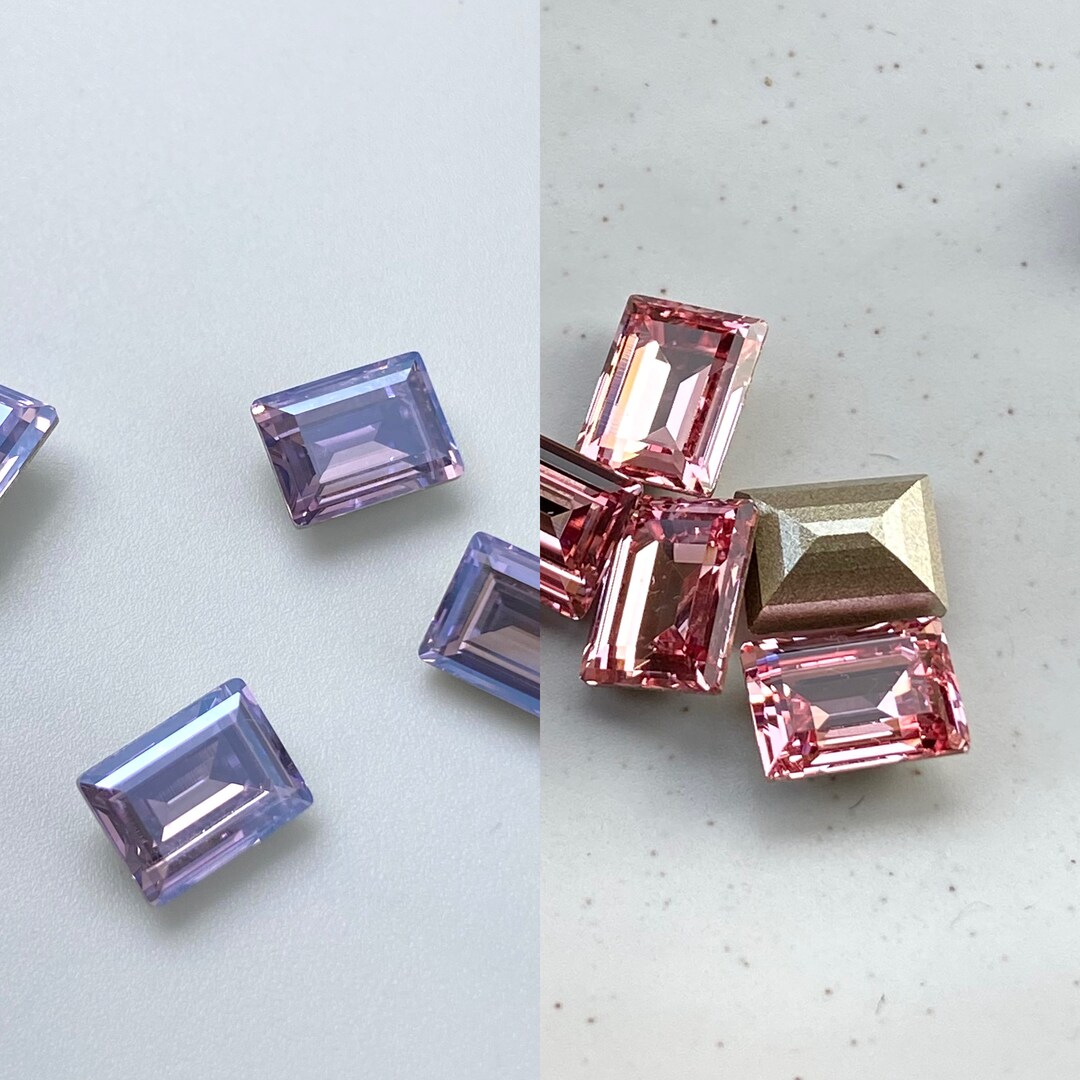 Swarovski Austria Made Loose Crystal Stone 4527 Step Cut 8mm*6mm Light ...