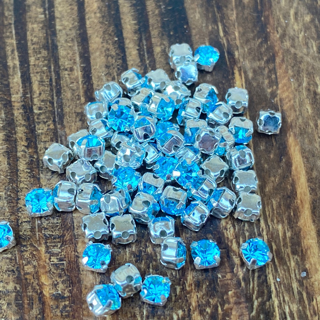 4mm Chatons Montees, Preciosa MC Chaton Maxima SS16/PP31 Crystal ...