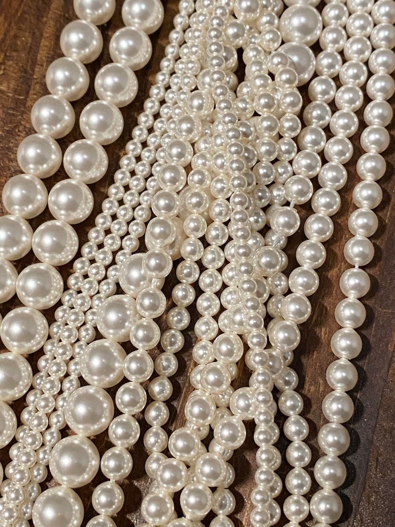 Swarovski Austria Made Loose Round Pearl 5810 White 650 2mm, 3mm, 4mm ...