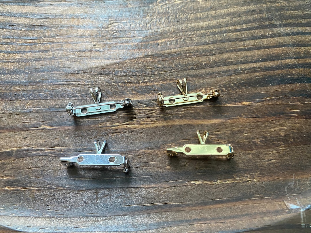 26mm Double Purpose 2 in 1 Pendant Bail Brooch Findings, Brooch Pin ...