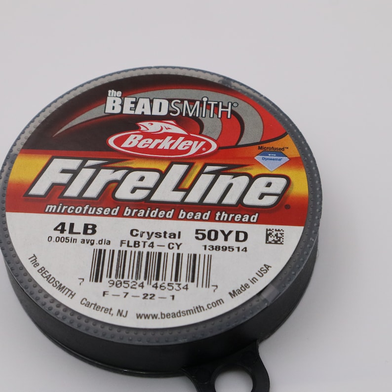 Beadsmith Fireline Microfused Braided Bead Thread 4LB 50 Yard in ...