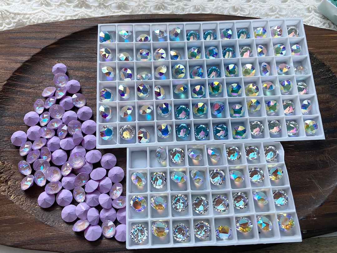 Swarovski Austria Made Loose Crystal Stone 1088 Xirius Chaton Unfoiled ...