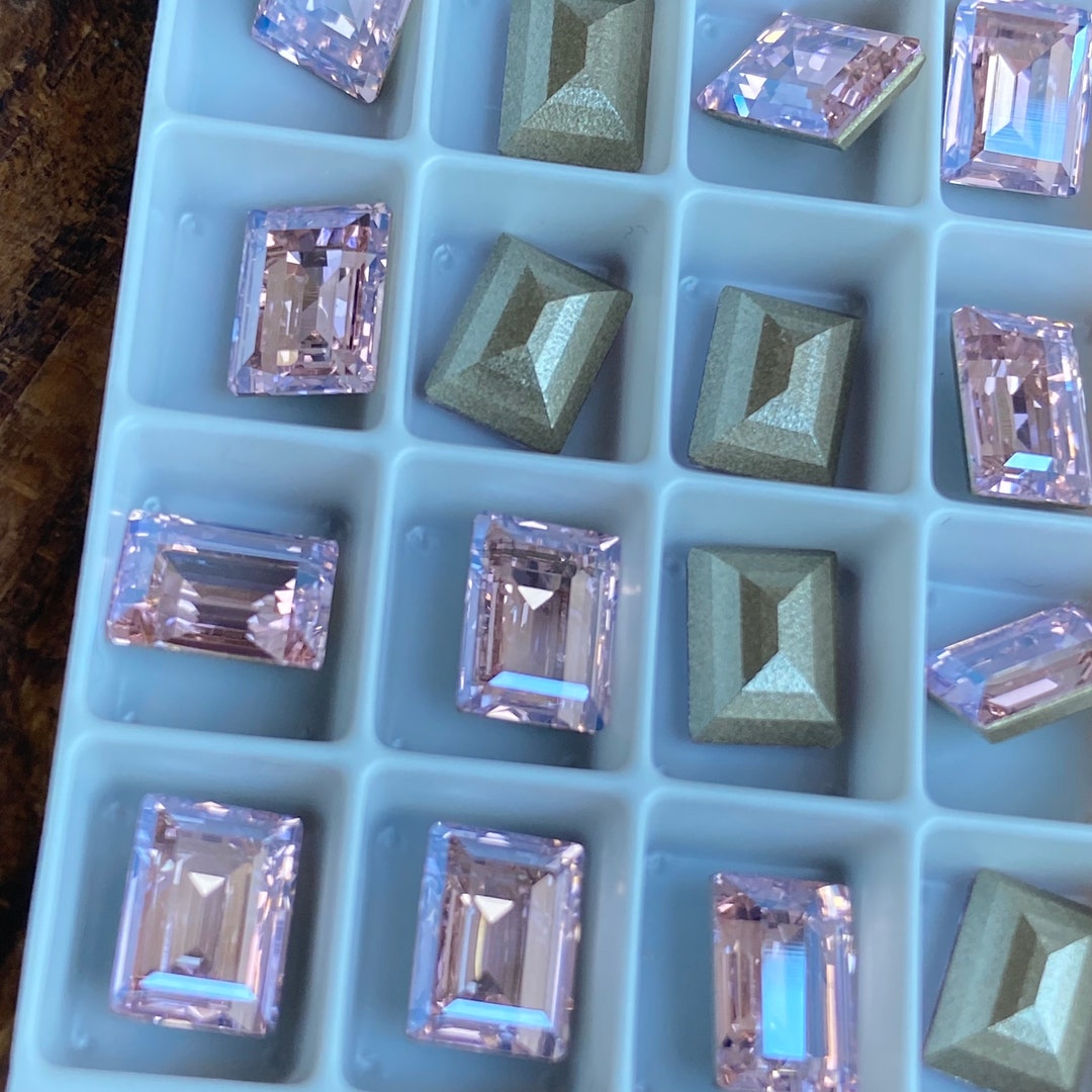 Swarovski Austria Made Loose Crystal Stone 4527 Step Cut 8mm*6mm ...