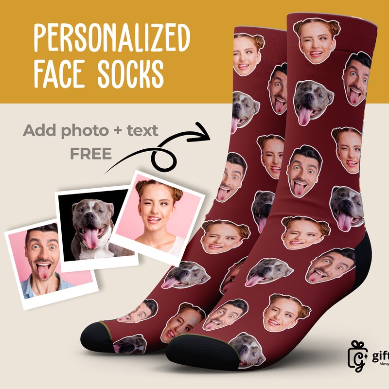 Custom Face Socks - Etsy