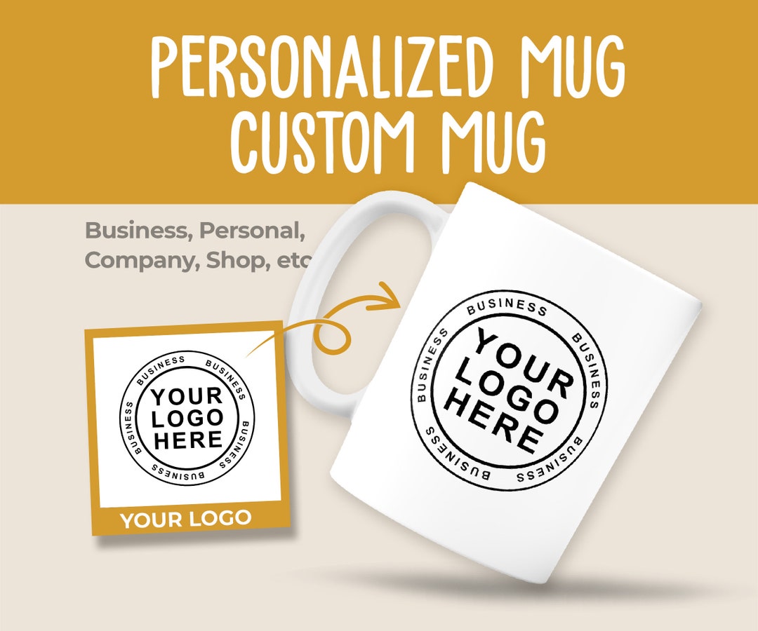 Print My Logo on Mugs, Custom Logo on Mug, Business Logo on Mug ...