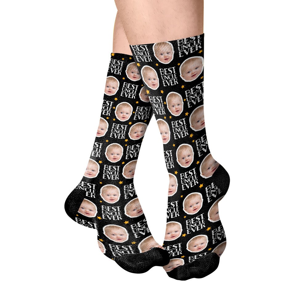 Best Uncle Ever Personalize Socks Uncle Gifts Uncle Socks - Etsy UK