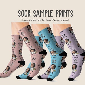 Doctor Custom Face Socks Custom Doctor Gift, New Doctor Gift, Medical ...