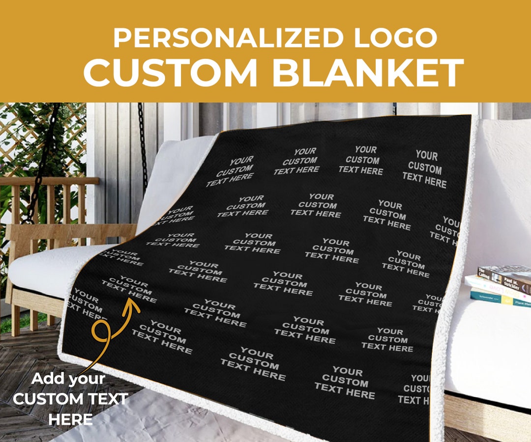 Put Any Words on Blanket, Custom Text Blanket, Personalized Blanket ...
