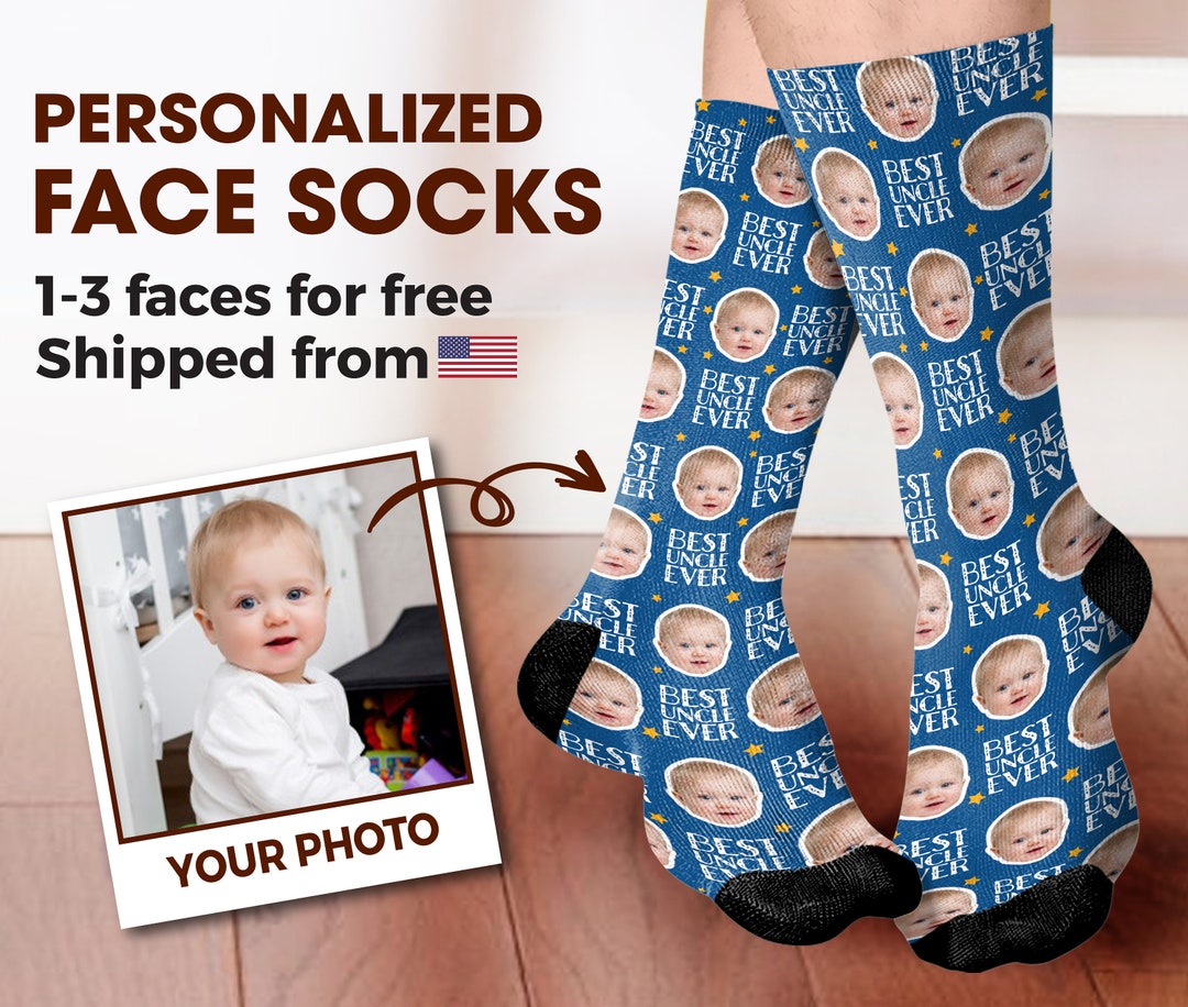 Best Uncle Ever Personalize Socks Uncle Gifts Uncle Socks - Etsy UK