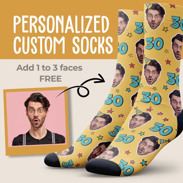 Birthday Socks - Etsy