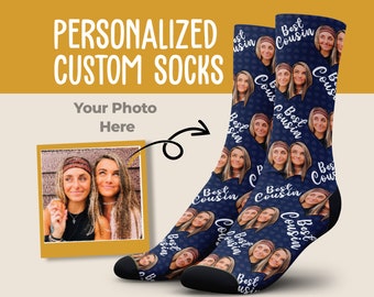 Sole-mates Personalized Adult Socks Custom Socks - Etsy