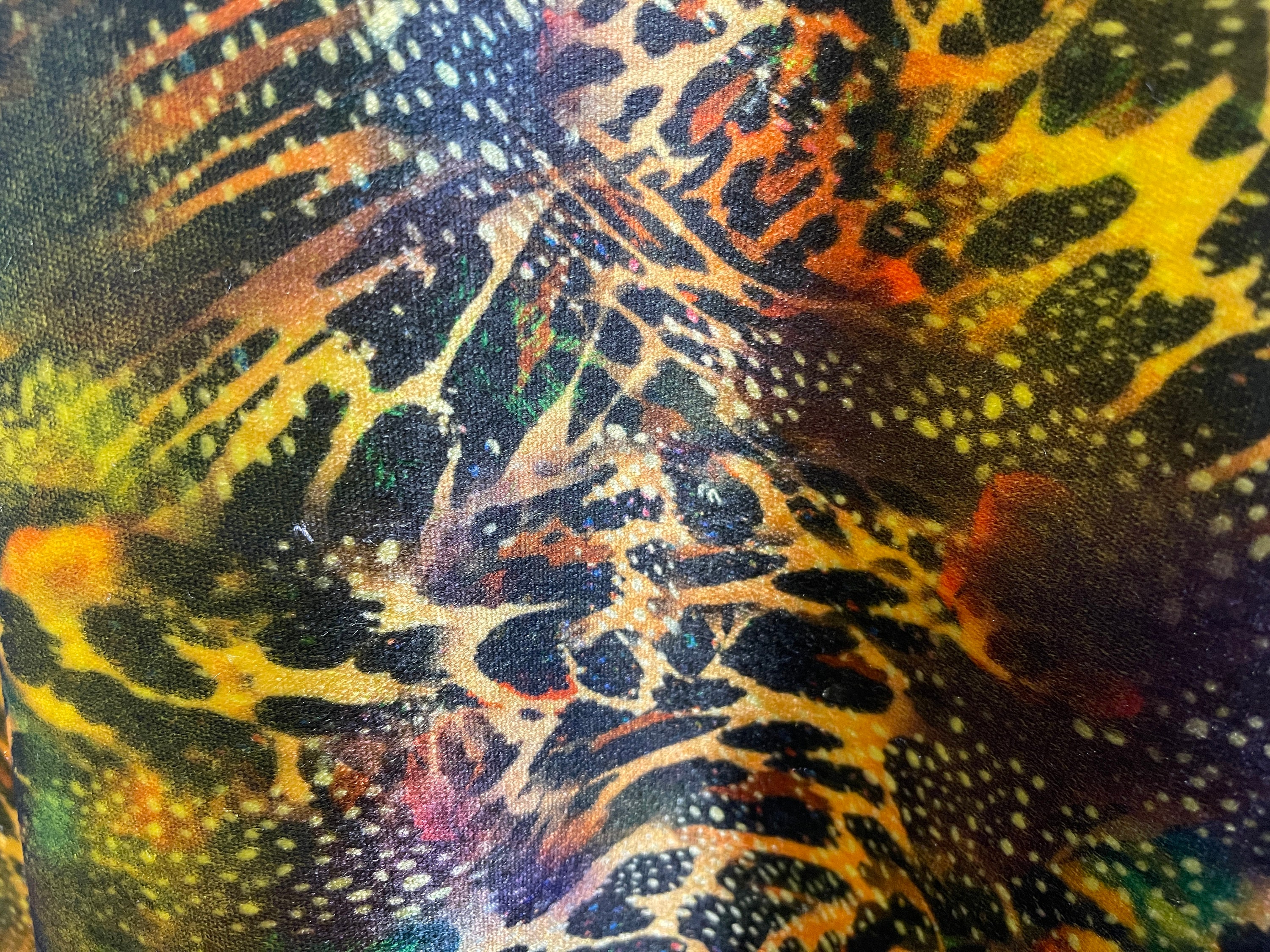 Shiny Leopard Pattern Upholstery Velvet Print Fabric by the - Etsy