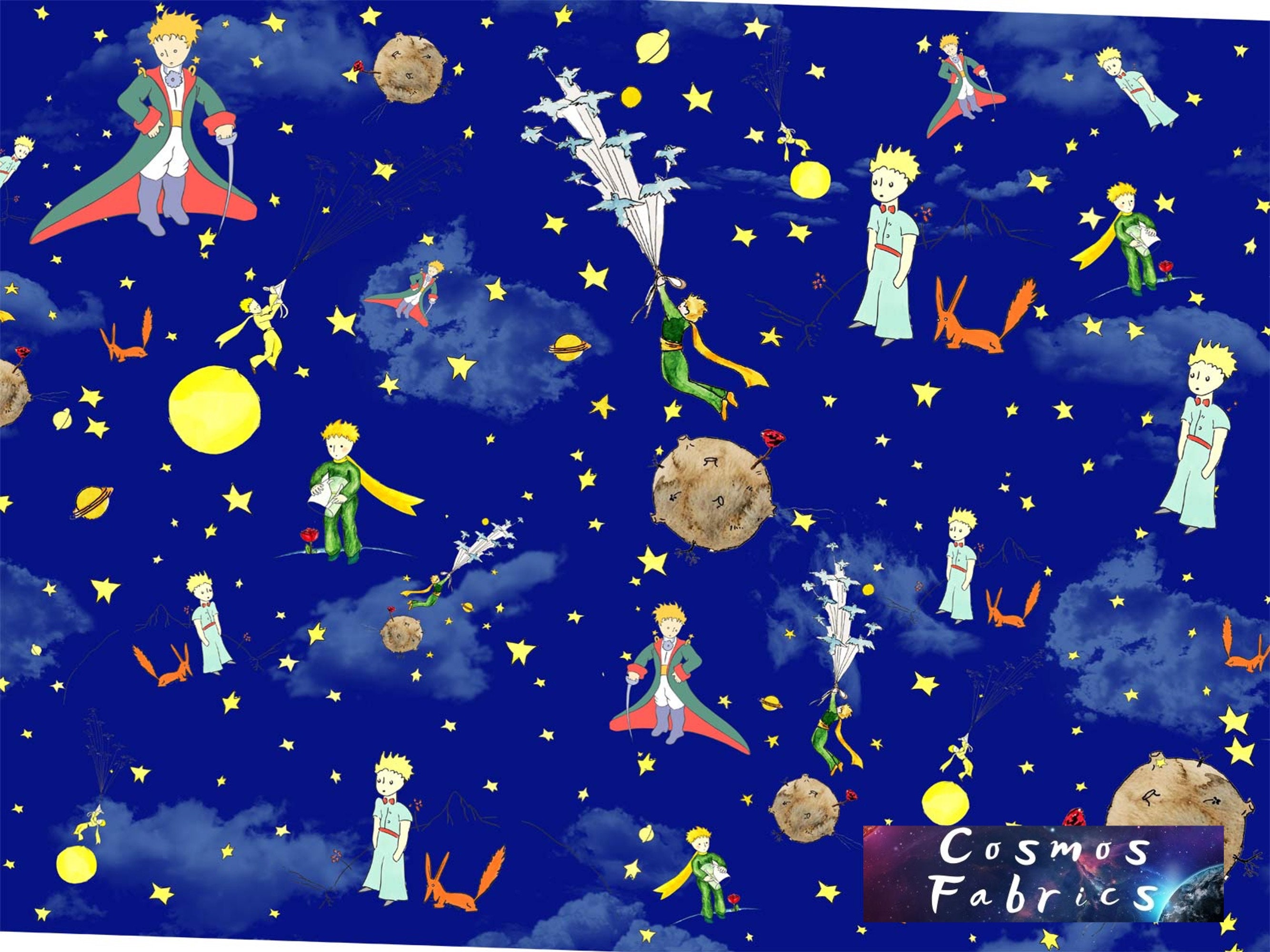 Little Prince Pattern by the Yard Pop Art Home Decor Fabric - Etsy