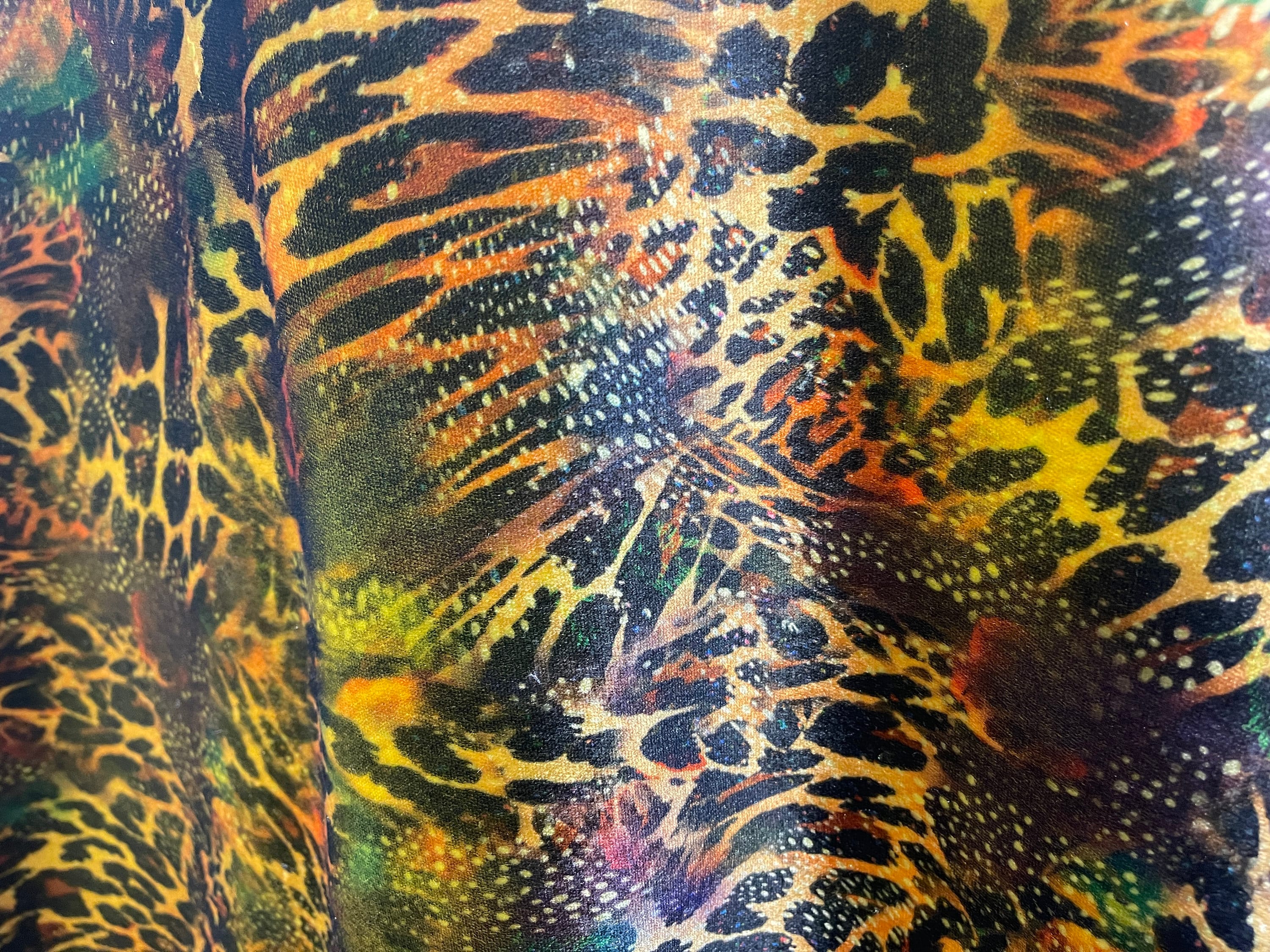 Shiny Leopard Pattern Upholstery Velvet Print Fabric by the - Etsy