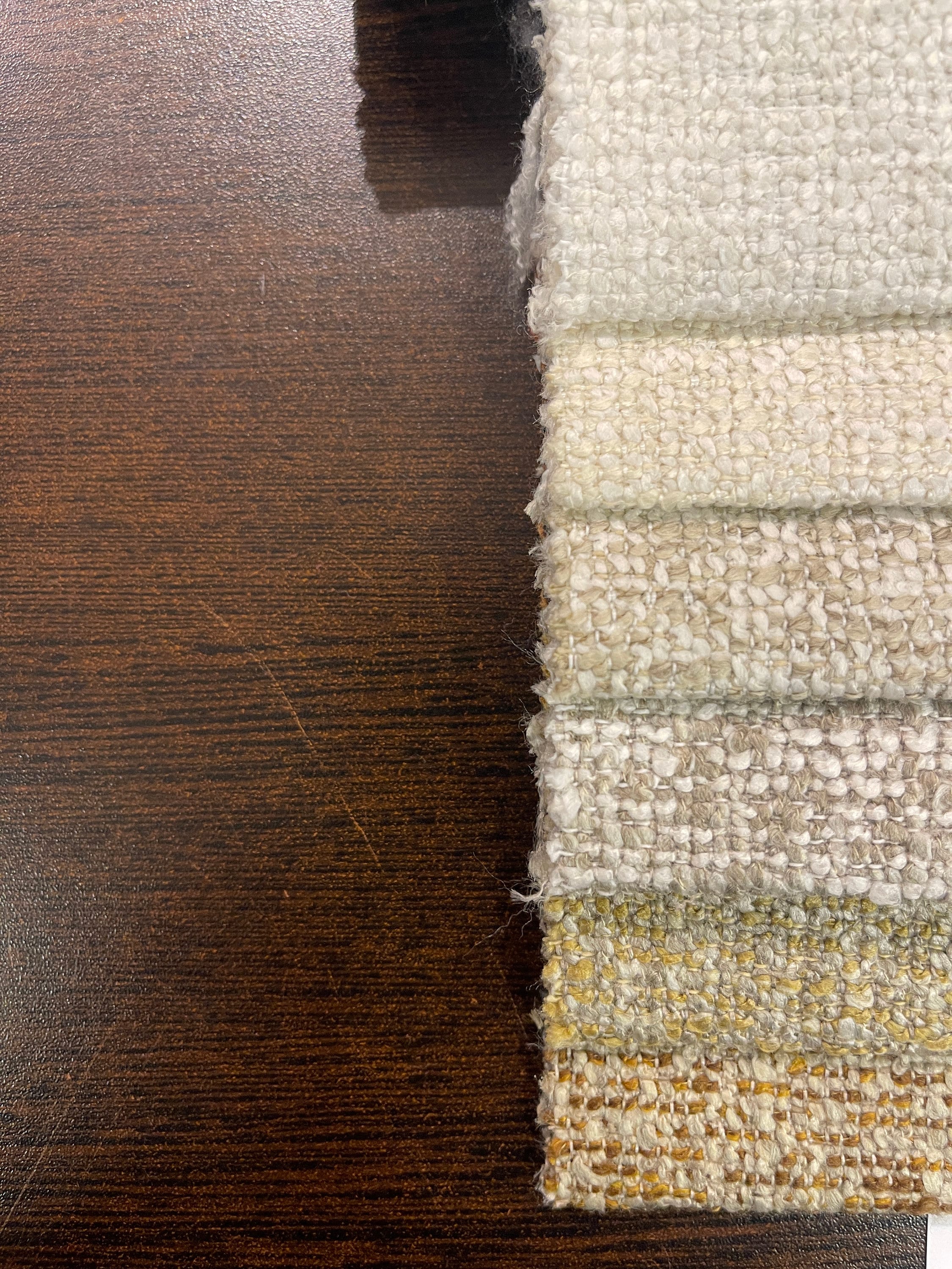 Multi 6 Color Boucle Upholstery Fabric by the Yard, Home Decor Boucle ...