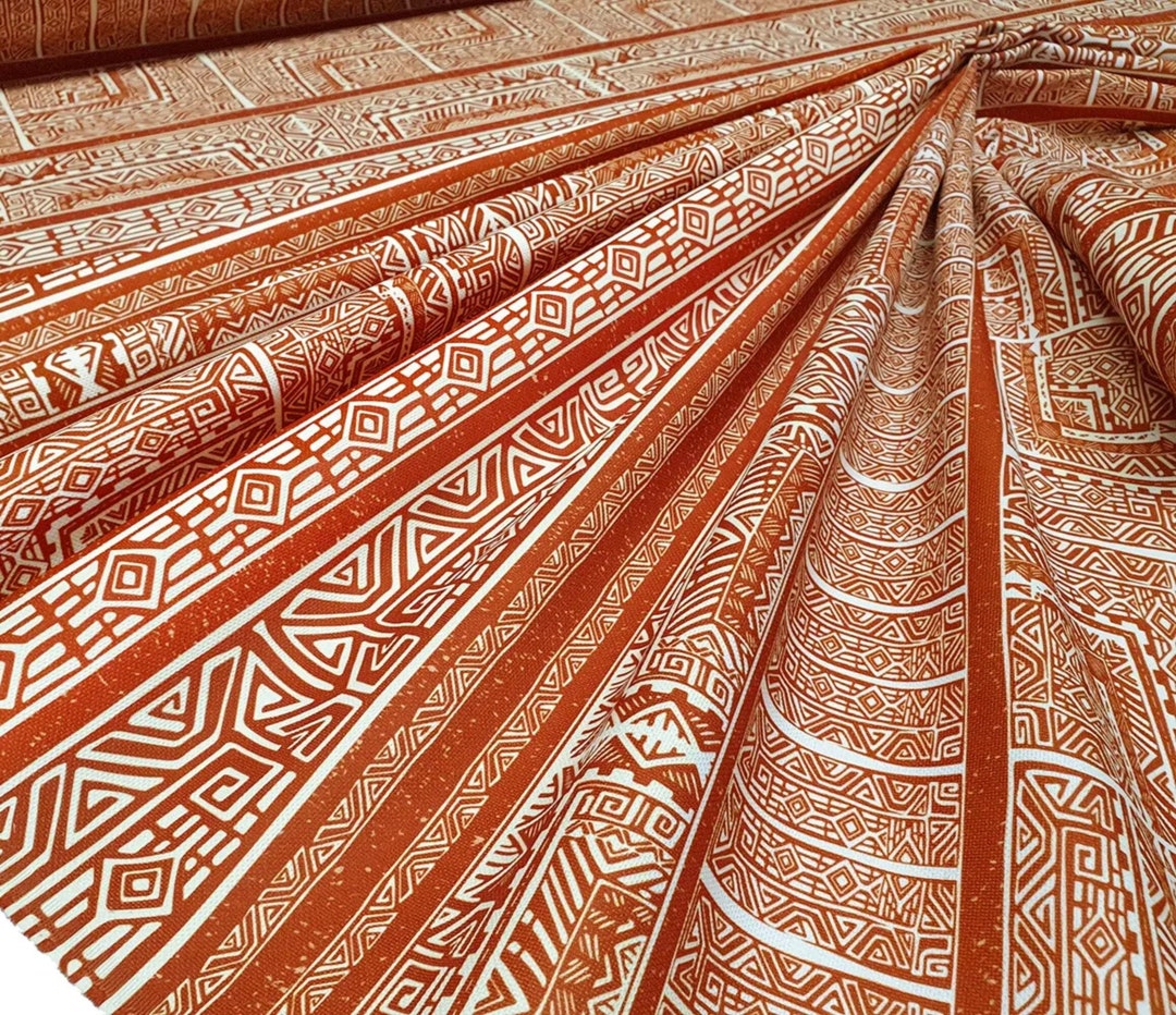 Aztec Bohemian Design Upholstery Fabrics by the Meter, Ethnic Home ...