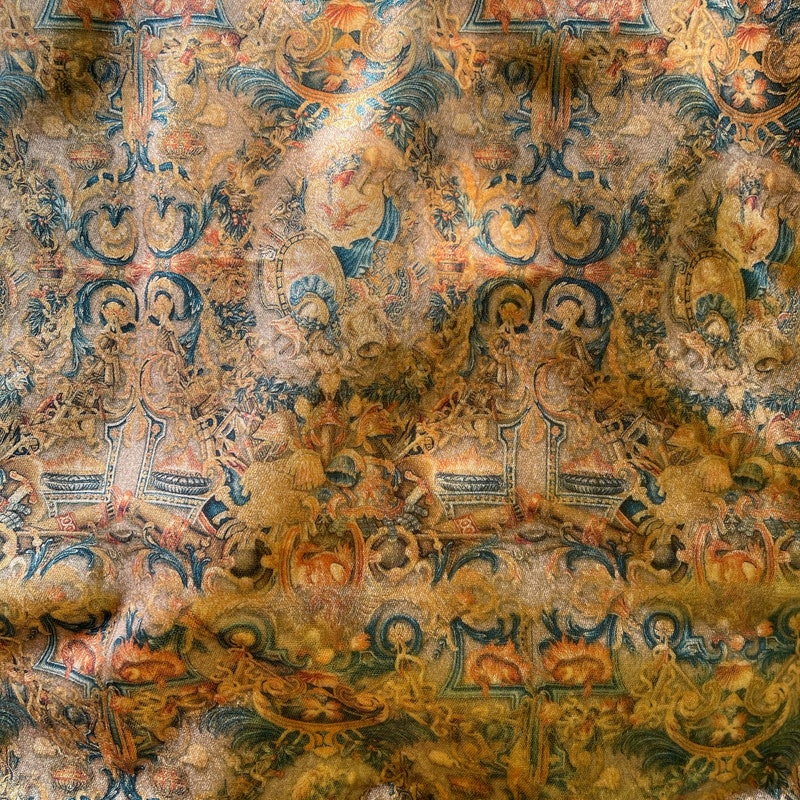 Vintage Upholstery Fabric - Etsy