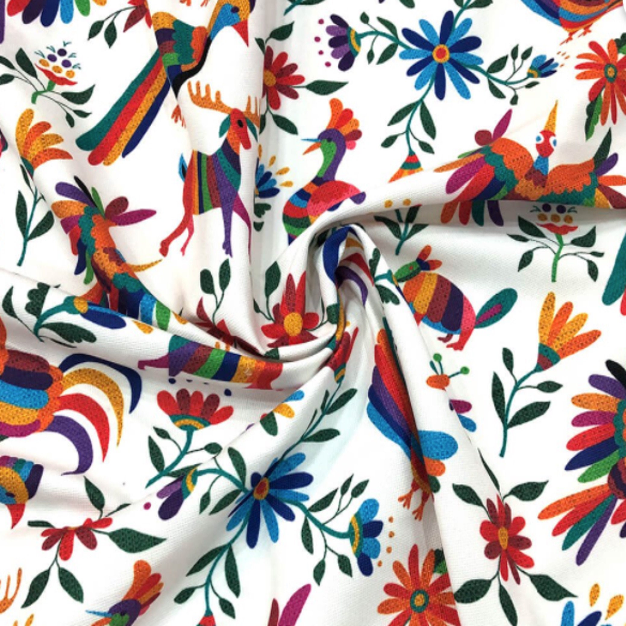 Mexican Otomi Upholstery Fabric: Colorful Home Decor Print Fabric - Etsy