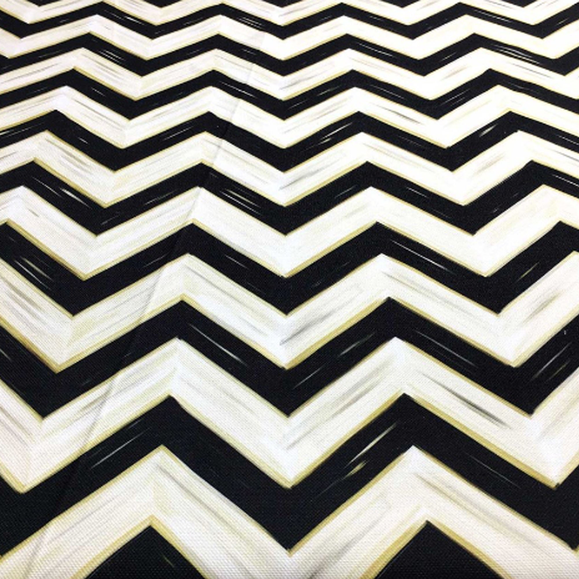 Vintage Zigzag Pattern Upholstery Fabric by the - Etsy