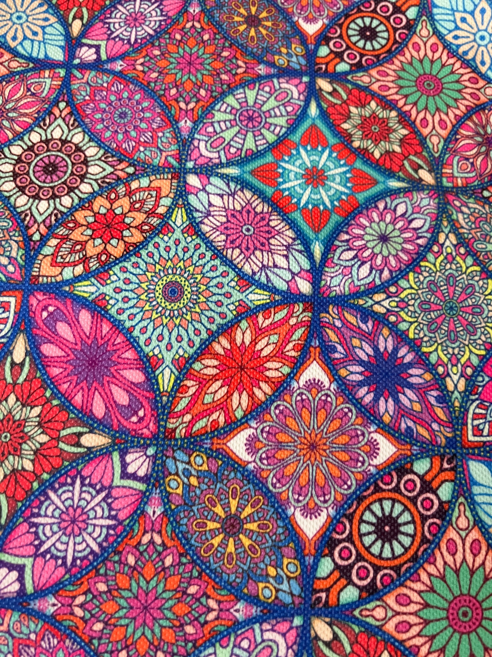 Mandala Pattern Fabric by the Meter Geometric Home Decor - Etsy