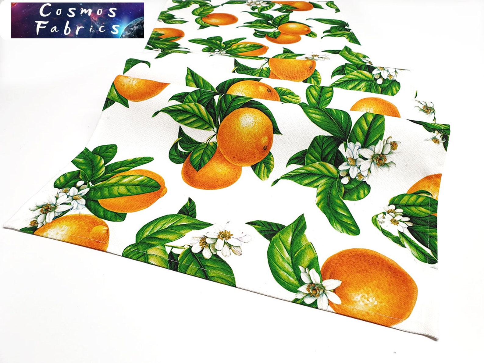 Orange Fruit Pattern Table Runner, 16''x 55'' (40x140cm) Floral Home ...