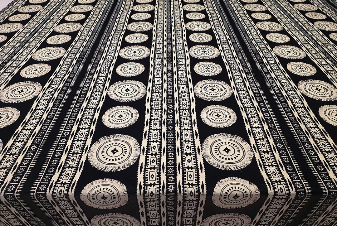Aztec Design Upholstery Fabric by the Meter, Boho Home Decor Fabric ...