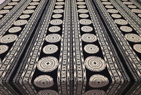 Aztec Design Upholstery Fabric by the Meter Boho Home Decor | Etsy