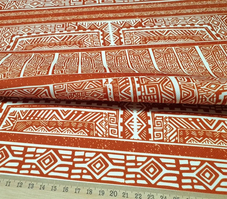 Aztec Bohemian Design Upholstery Fabrics by the Meter Ethnic - Etsy