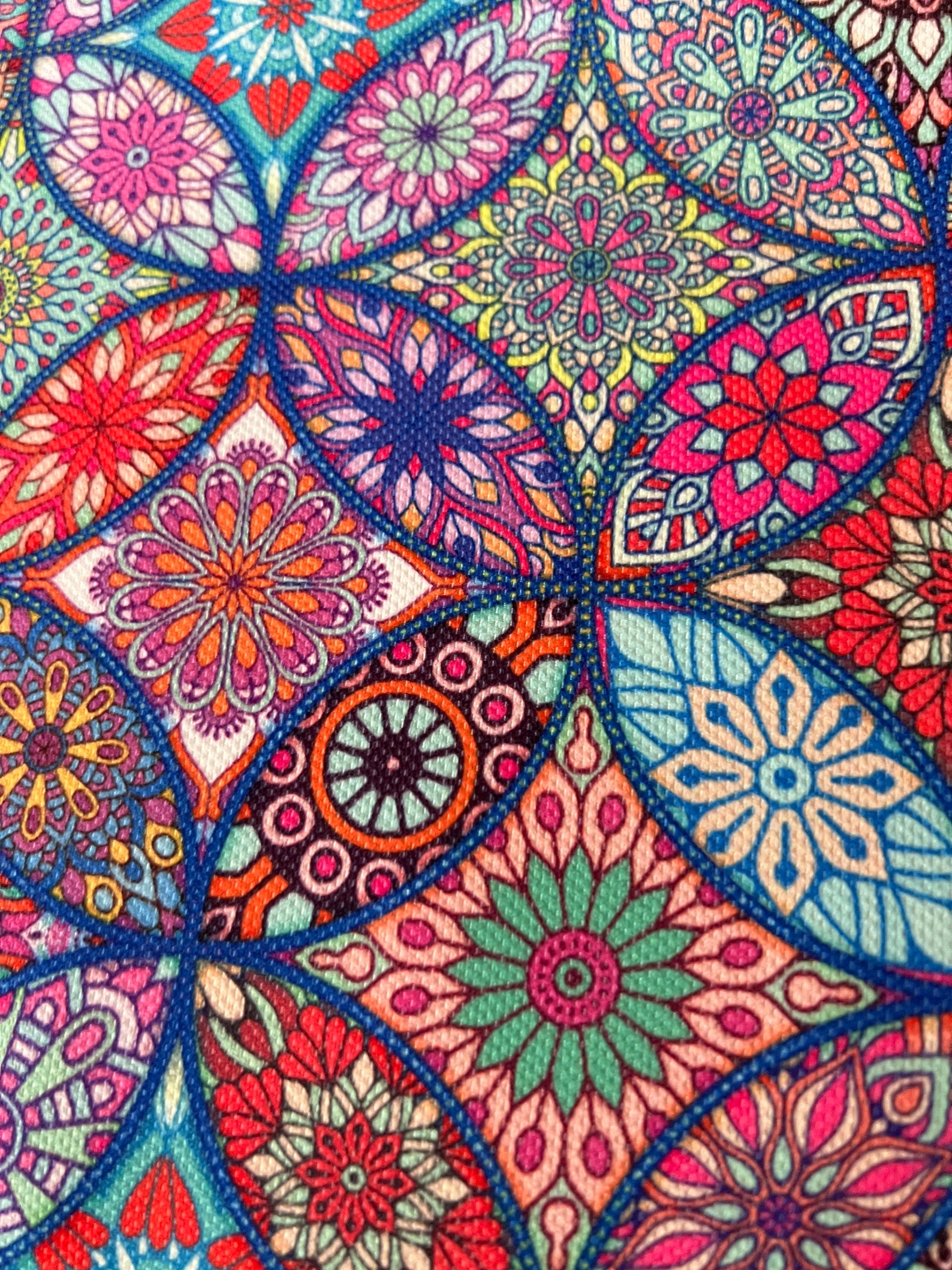 Mandala Pattern Fabric by the Meter Geometric Home Decor - Etsy