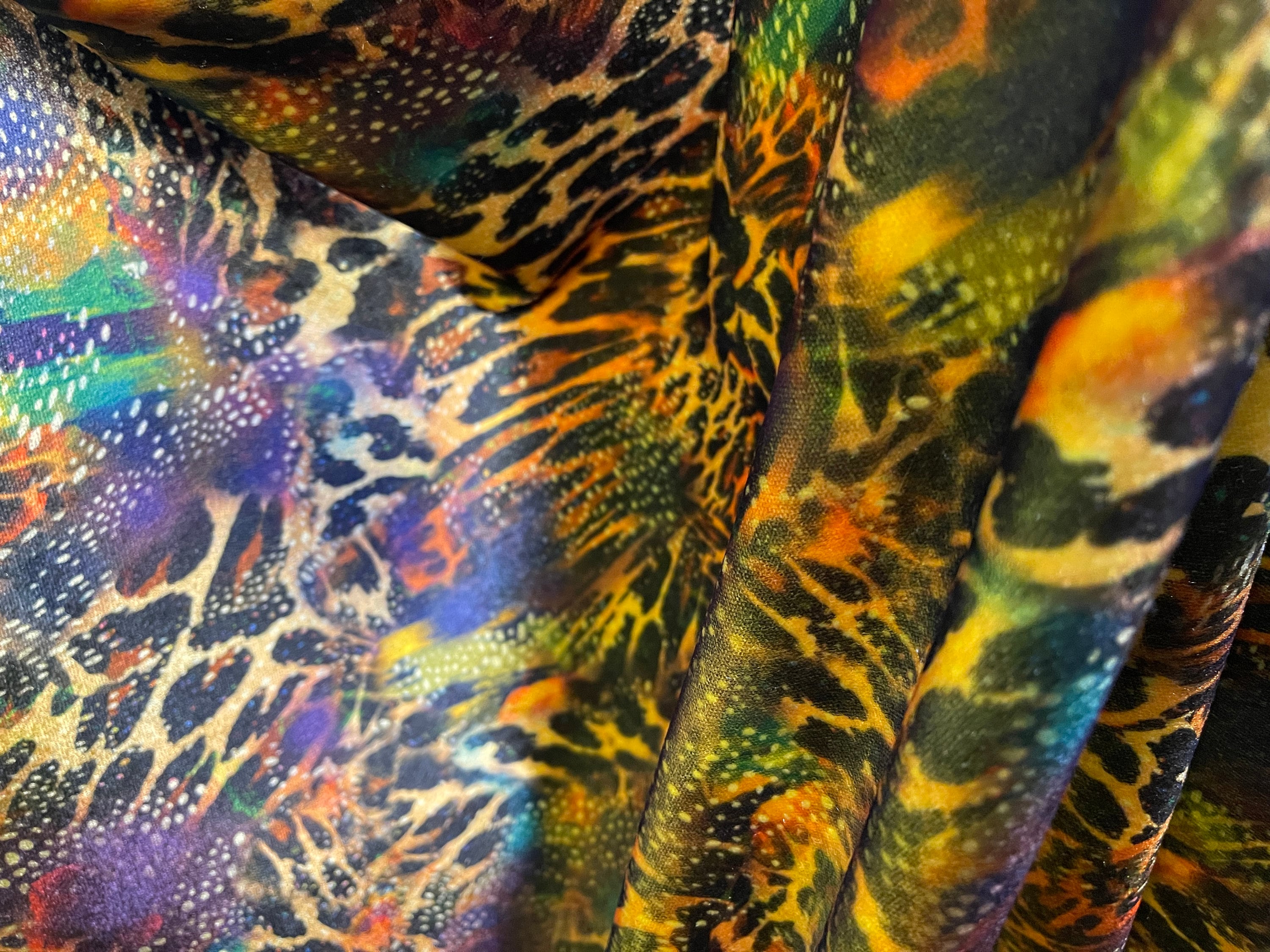 Shiny Leopard Pattern Upholstery Velvet Print Fabric by the - Etsy