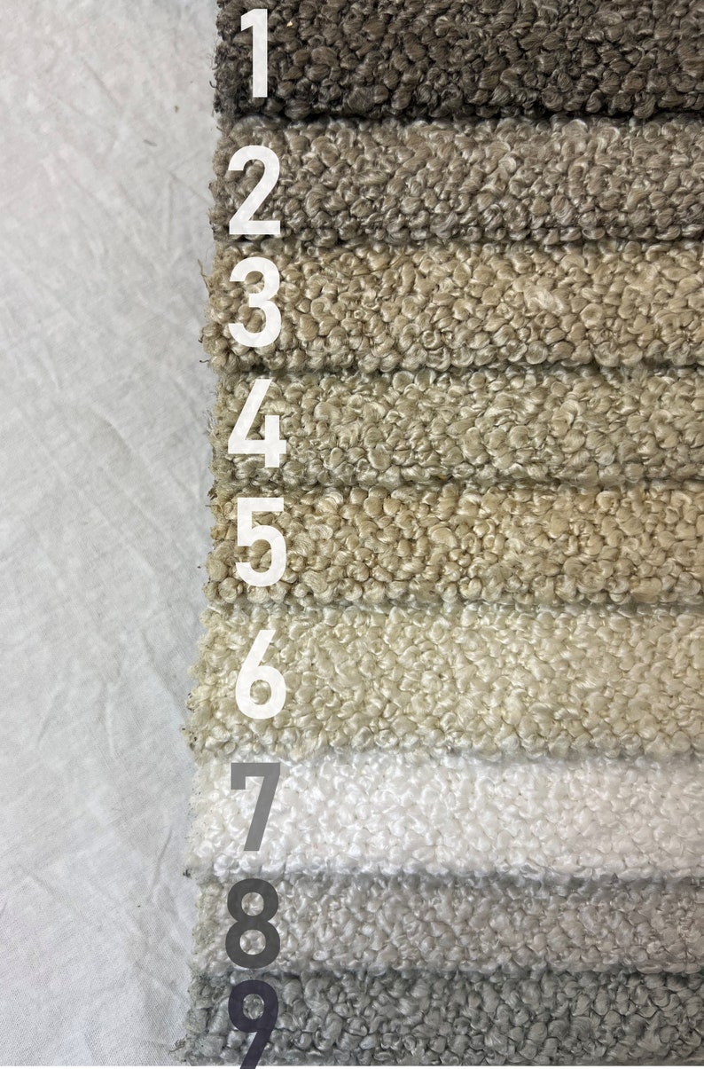9 Color Boucle Heavy Upholstery Fabric by the Yard Faux - Etsy