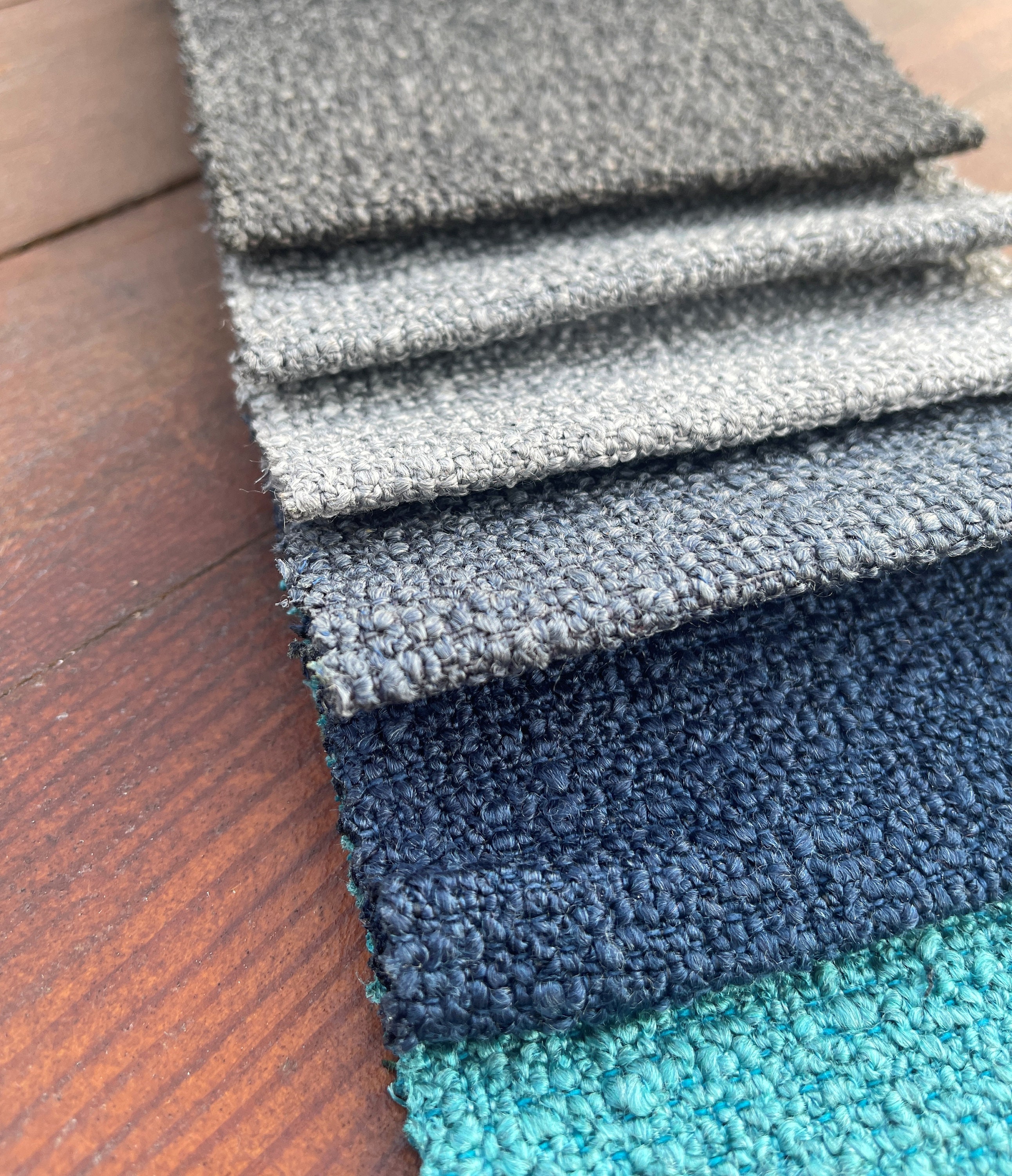 Solid 6 Color Boucle Upholstery Fabric by the Yard, Home Decor Boucle ...