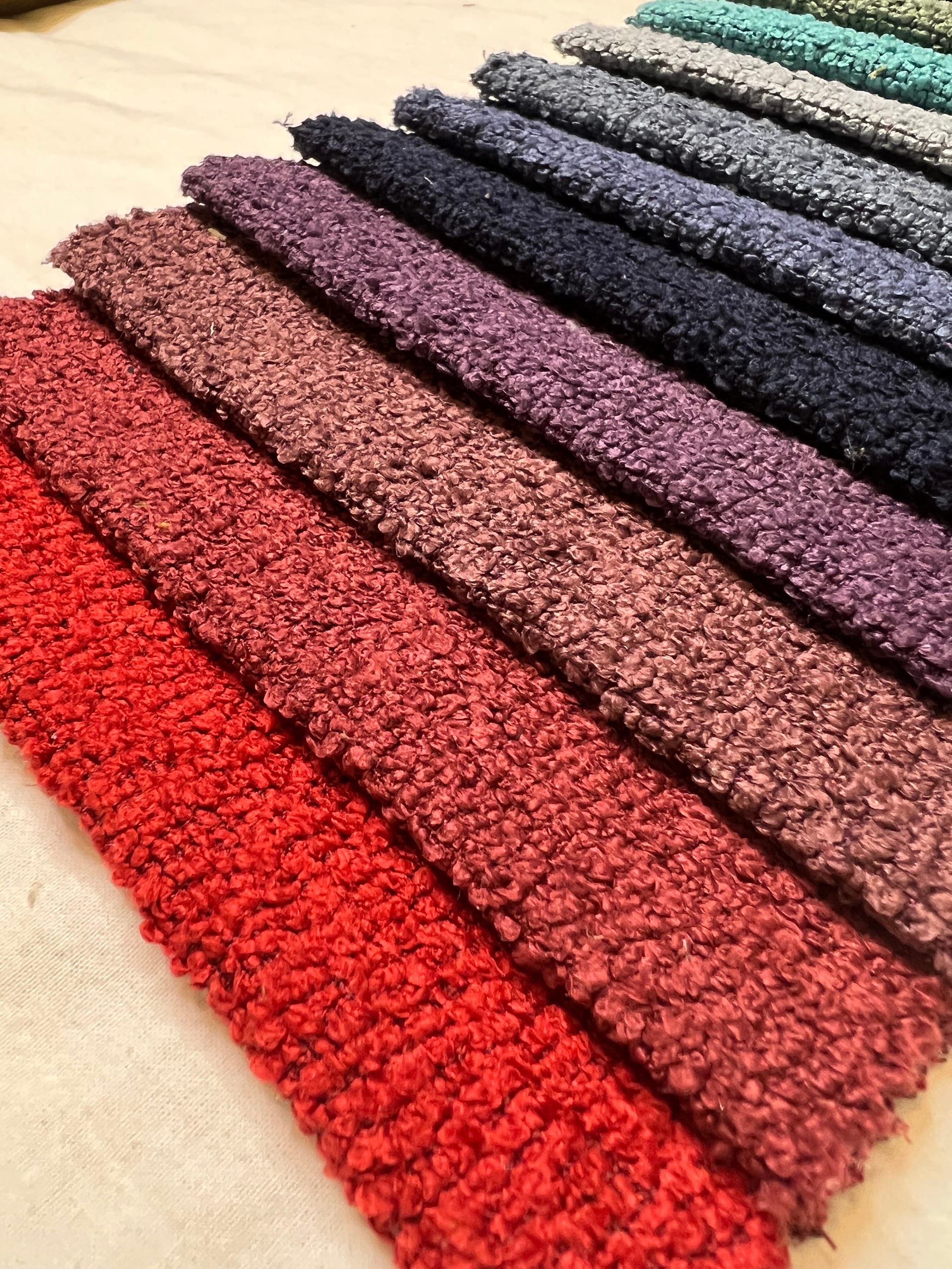 Polyester Boucle Upholstery Fabric by the Yard Puffy Textured - Etsy