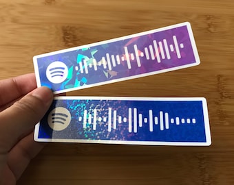 Spotify Code Stickers | Etsy
