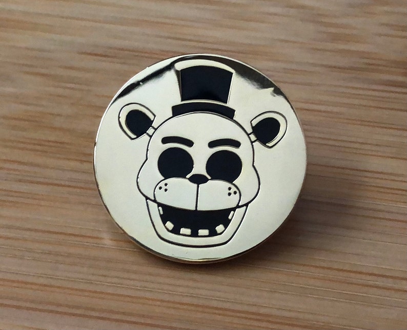 Golden Freddy Enamel Pin FNAF - Etsy