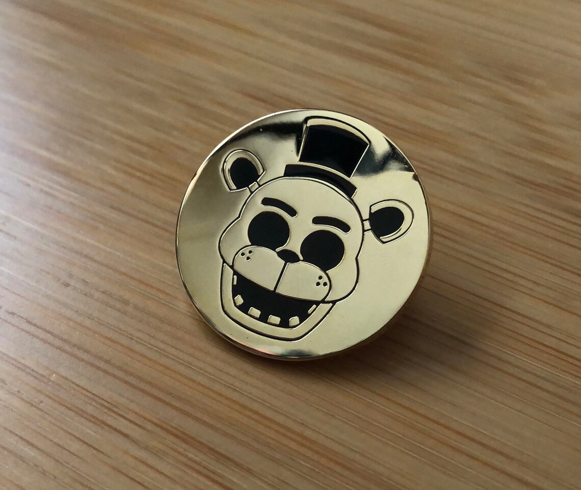 Golden Freddy Enamel Pin FNAF - Etsy