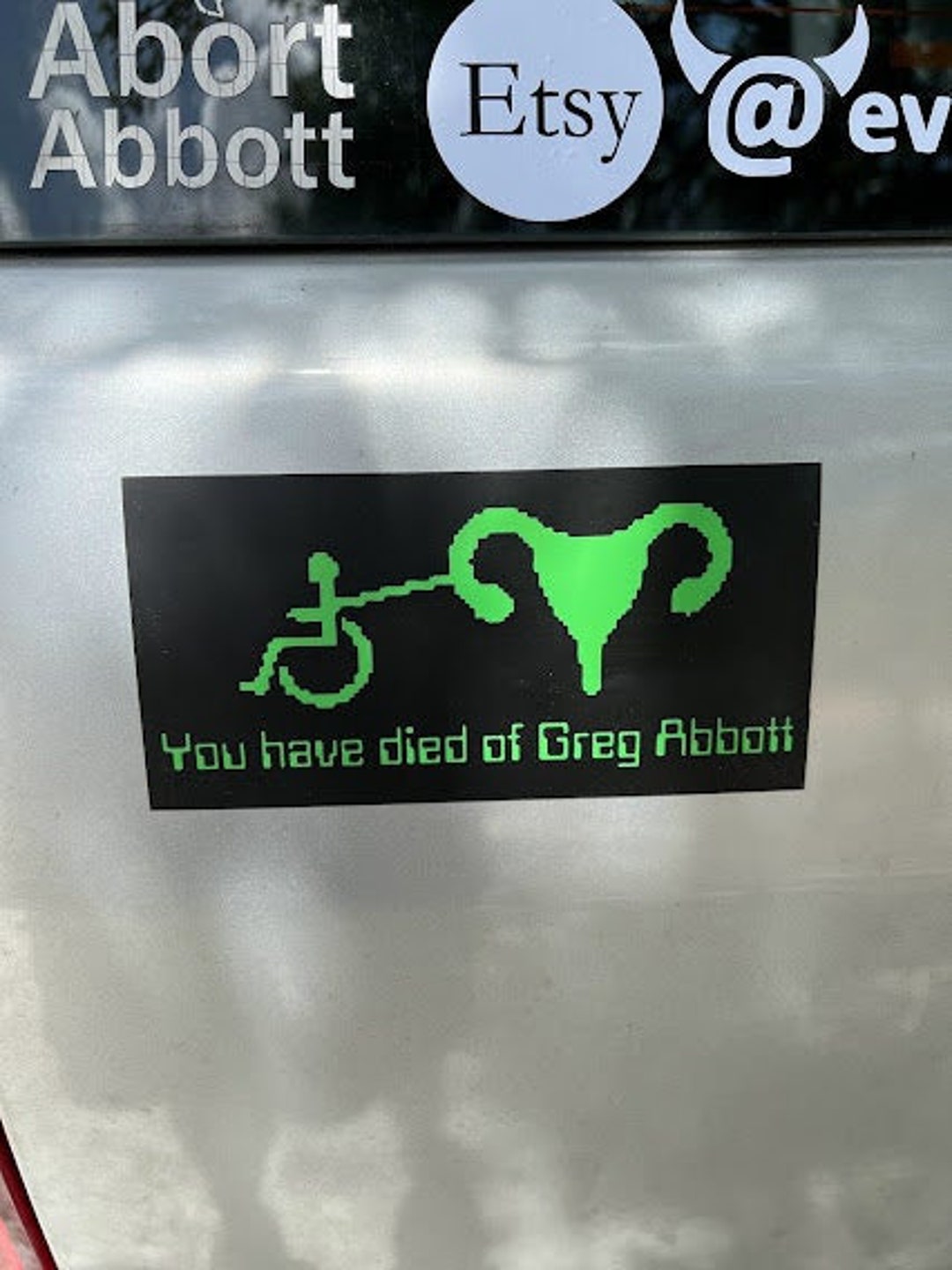 You Have Died of Greg Abbott Sticker. - Etsy