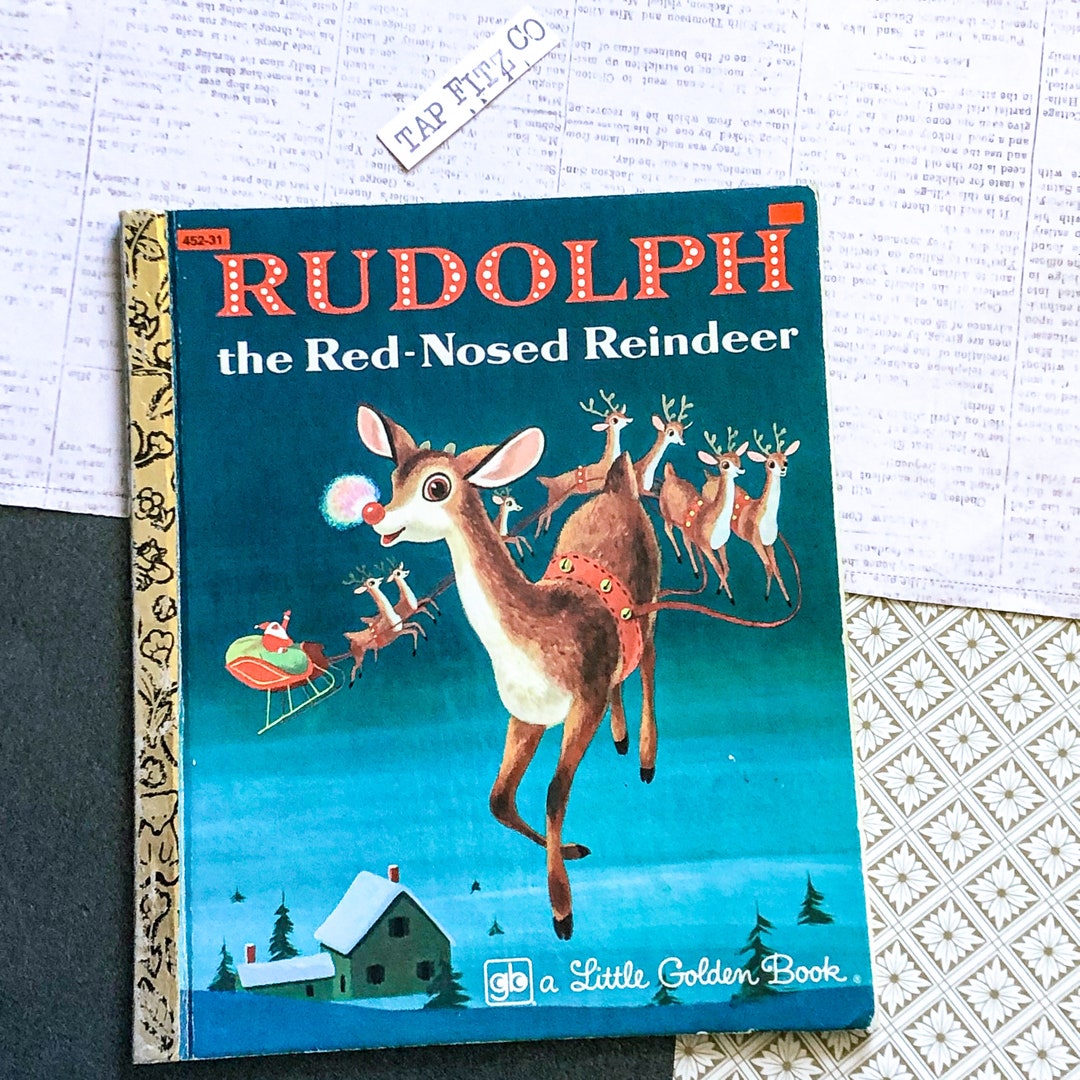Little Golden Books Rudolph the Red-nosed Reindeer Vintage - Etsy