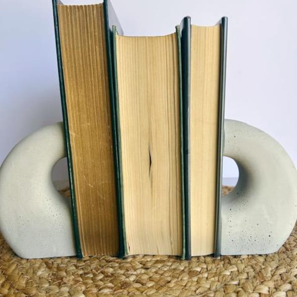 Concrete Bookends - Etsy