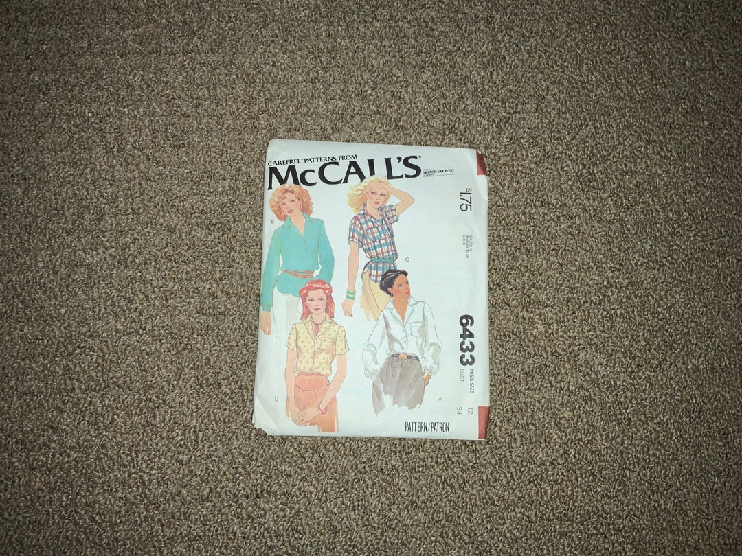 Mccall's Vintage Sewing Pattern - Etsy