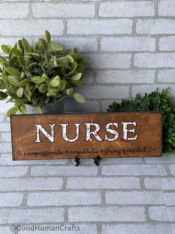 Nurse Wood Sign Nurse Appreciation Sign Nurse Gift Nurse | Etsy