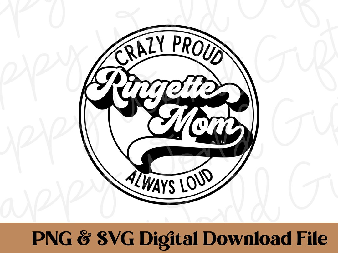 Ringette Mom Svg Png, Ringette Mama SVG, Ringette SVG, Loud Proud, Mom ...