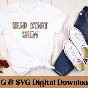 Head Start Crew Svg, Head Start Png, Head Start SVG, Back to School SVG ...