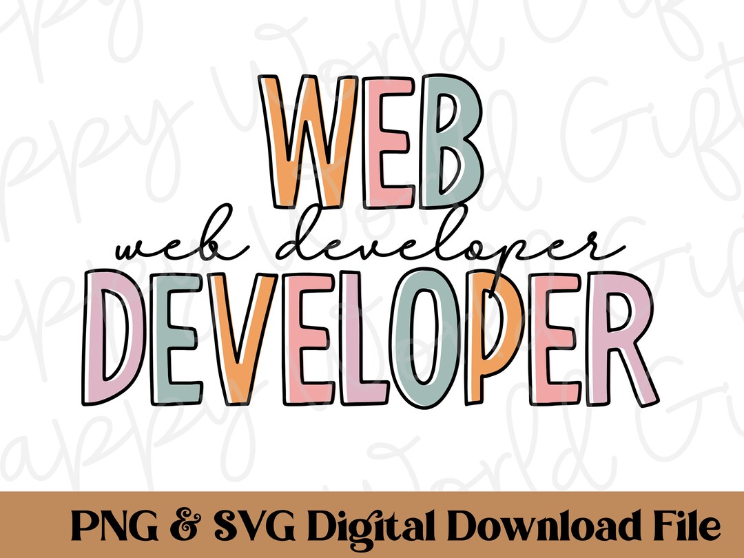 Web Developer Svg Software Developer Svg Programmer Svg - Etsy