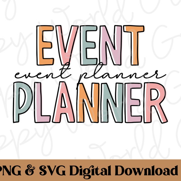 Event Coordinator Svg - Etsy