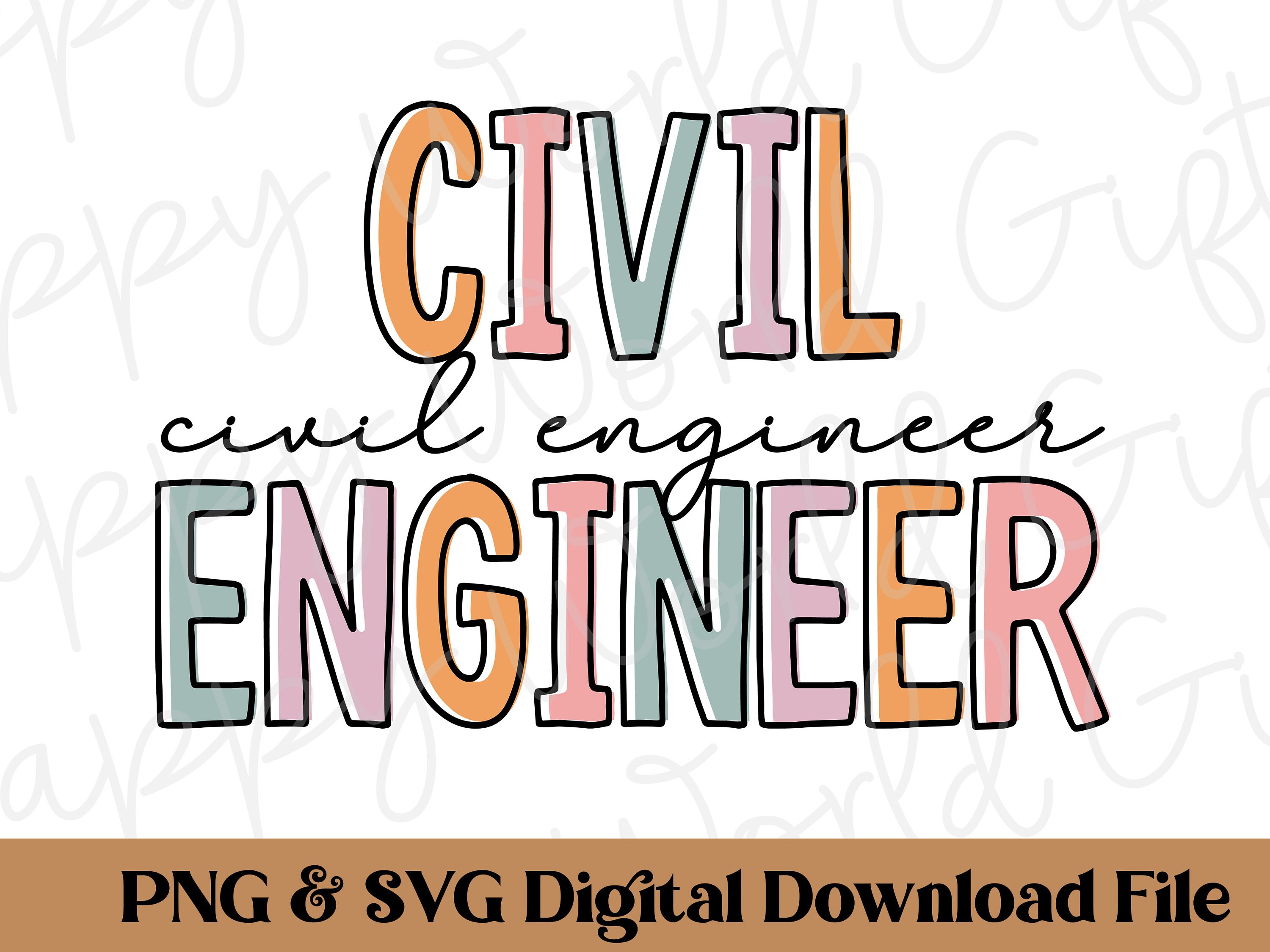 Civil Engineer Svg, Future Engineer Svg, Engineer Png, Gift for ...