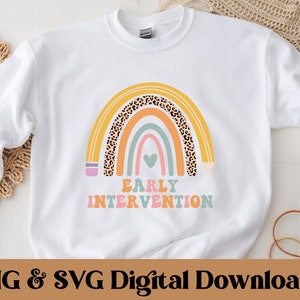 Early Intervention Svg, Intervention Teacher Svg, Intervention ...