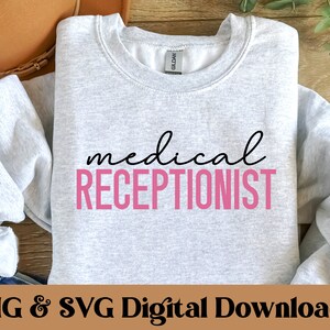 Medical Receptionist Svg, Receptionist Svg, Medical Receptionist Png ...