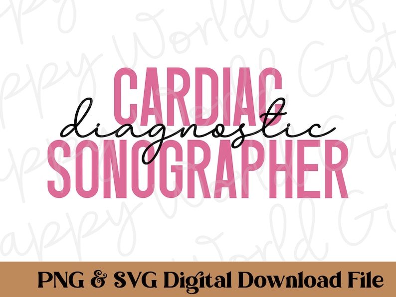 Diagnostic Cardiac Sonographer Svg, Sonographer Svg, Radiologist Png ...
